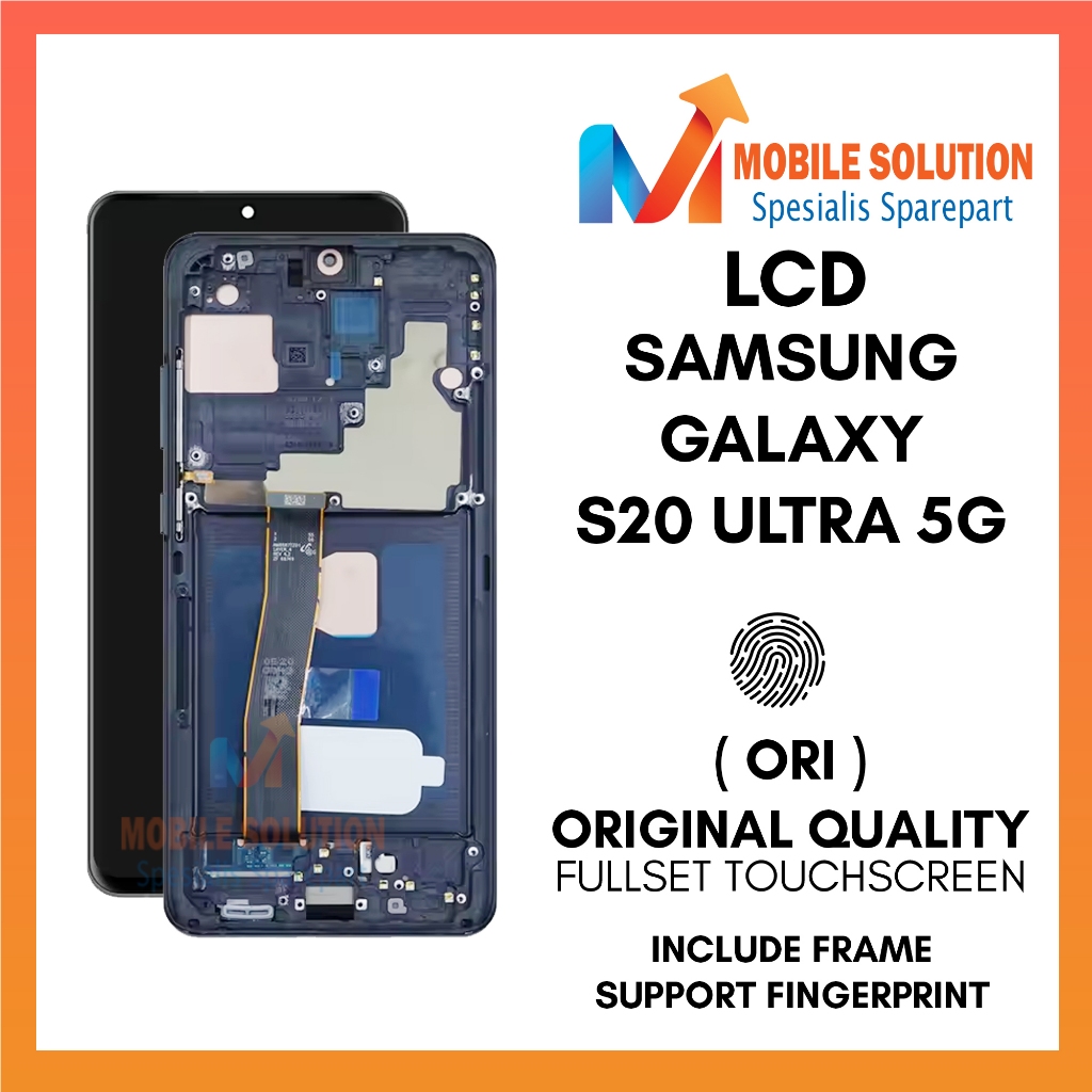 Jual Grosir LCD Samsung Galaxy S20 Ultra 5G - Fingerprint IncludeFrame ...