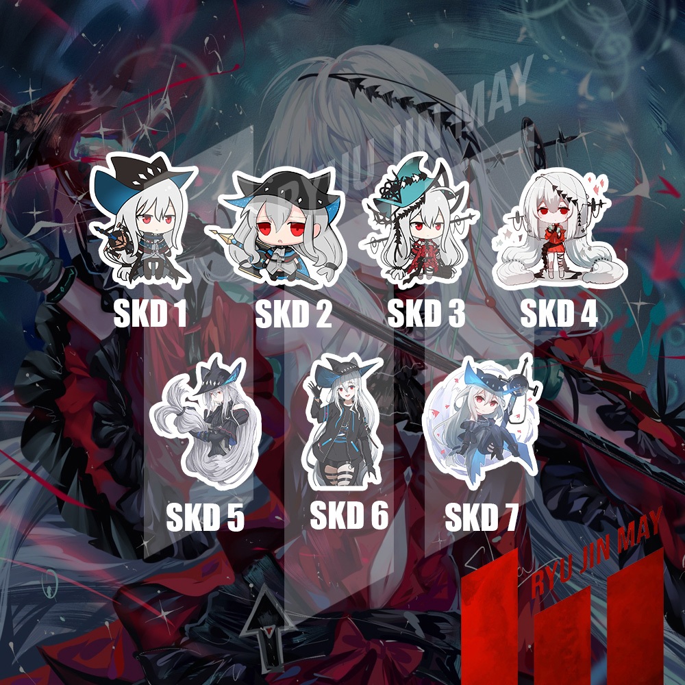 Jual Sticker Anime - Arknights - Skadi | Shopee Indonesia