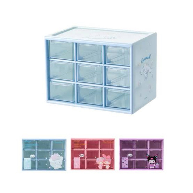 Jual Miniso Sanrio Storage Cabinet 9 Grid / Kotak penyimpanan laci ...