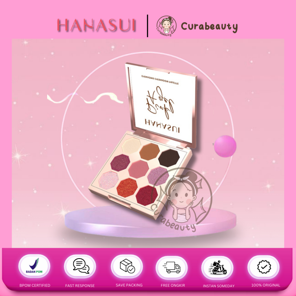 Jual MANADO HANASUI EYEMAZING EYESHADOW PALETTE | Shopee Indonesia