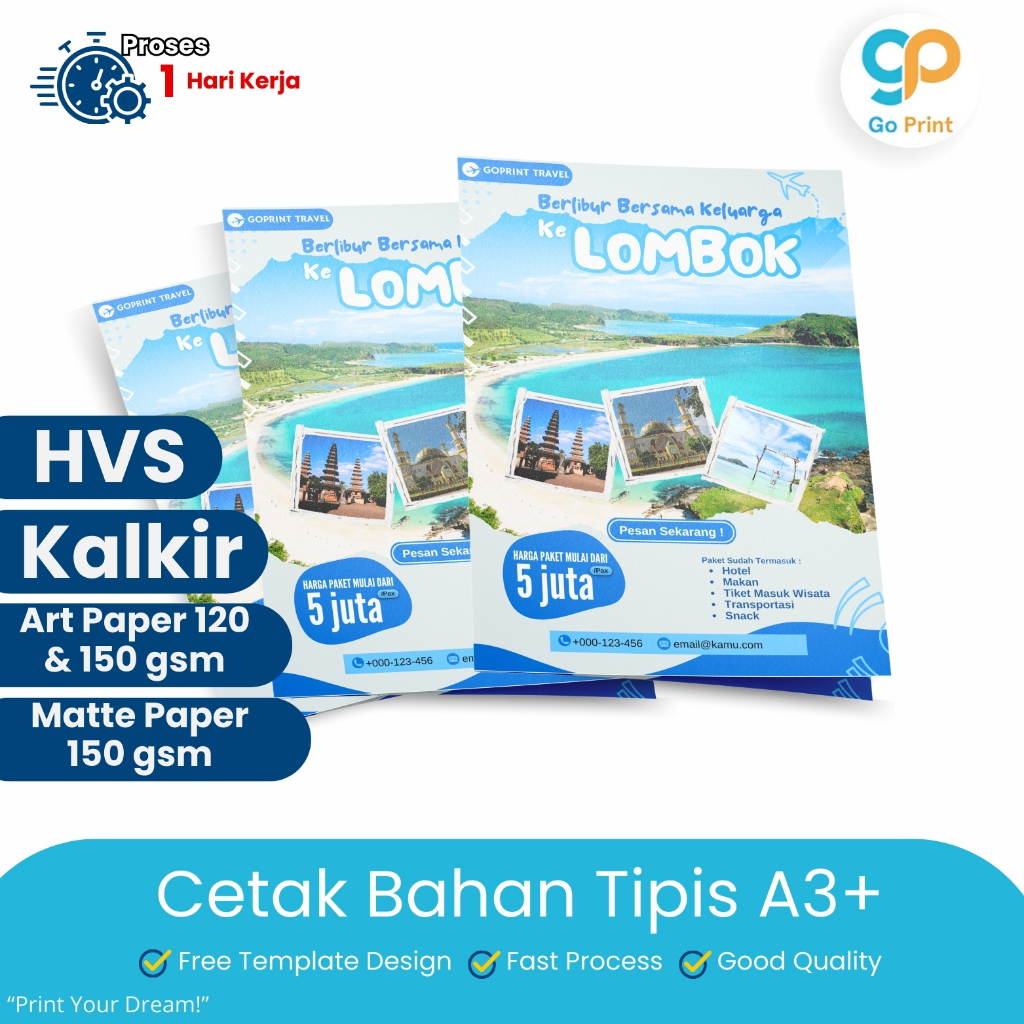 Jual Cetak A3+ Bahan Art Paper | Matte Paper | HVS | Kalkir (Cetak 1 ...
