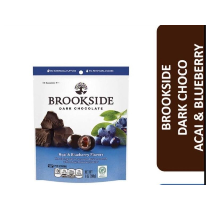 Jual Brookside Dark Chocolate Acai & Blueberry Flavor | Shopee Indonesia