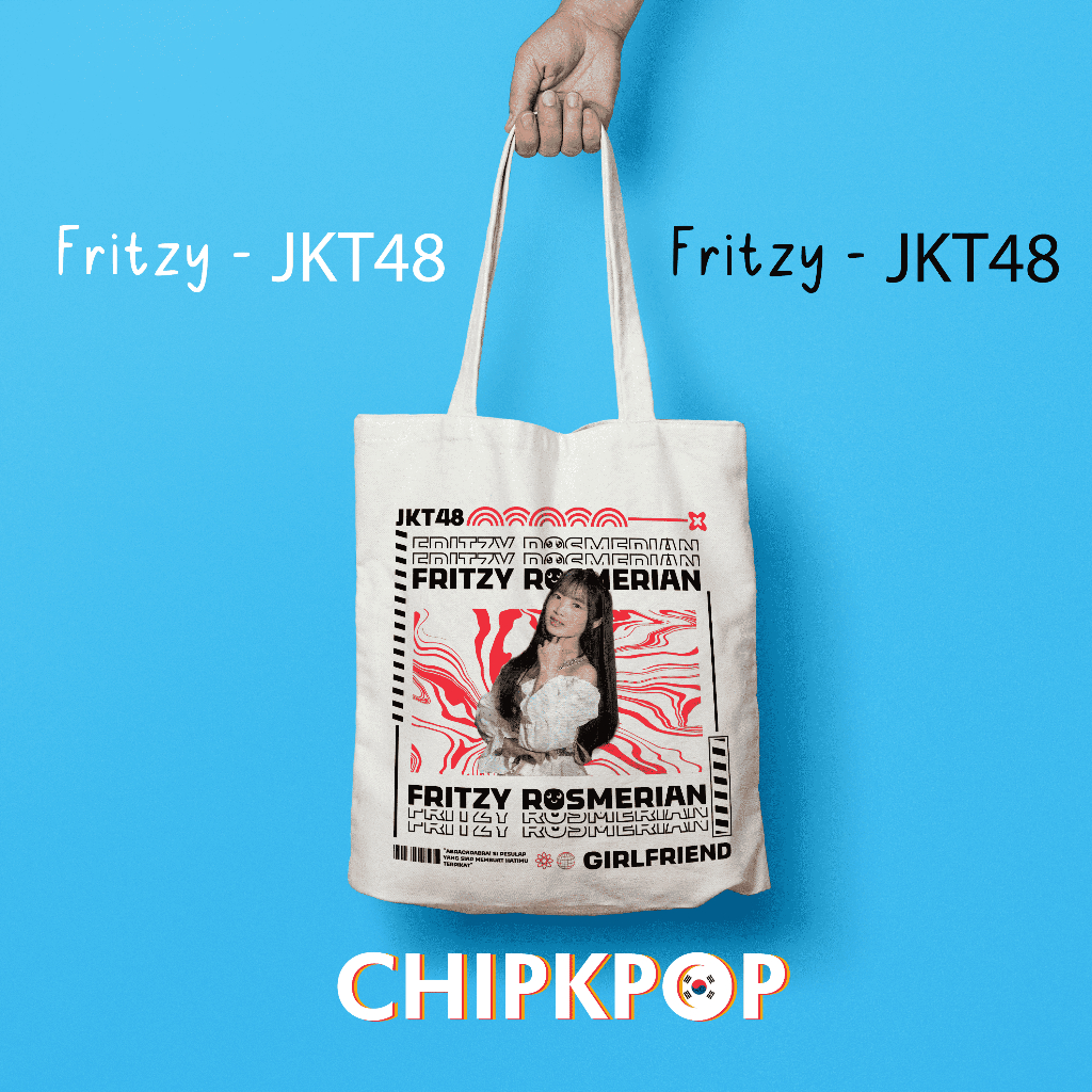 Jual [PAKET SET FRITZY] [JKT48] I TOTEBAG OSHI FRITZY JKT 48 FANMADE ...