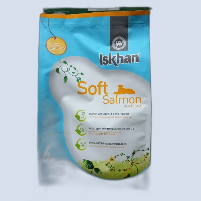 Jual ISKHAN 4S DOG SOFT SALMON 1,2KG | Shopee Indonesia