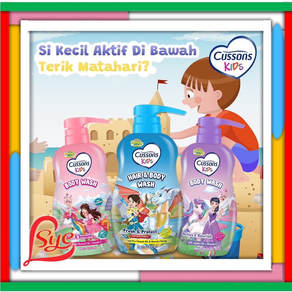 Jual Cussons Kids Body Wash 280ml Pump - Sampo Sabun Mandi Anak ...