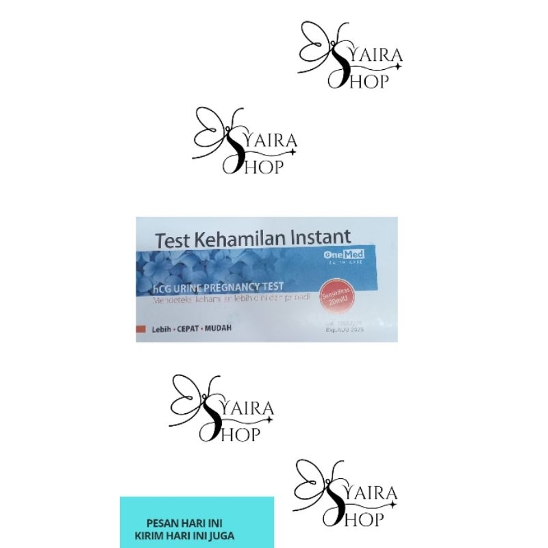 Jual TEST KEHAMILAN ECERAN ONEMED TEST PACK STRIP | Shopee Indonesia