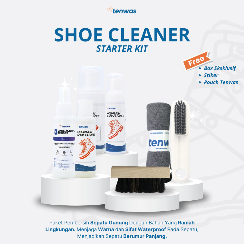 Jual Tenwas Shoe Cleaner Starter Kit | Paket Pembersih Sepatu | Shopee ...