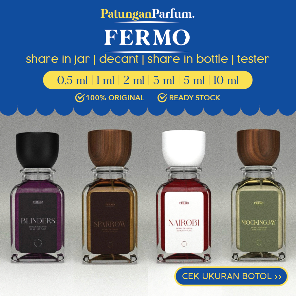 Jual Decant Fermo Fragrance - Blinders Nairobi Mockingjay Sparrow Emily ...