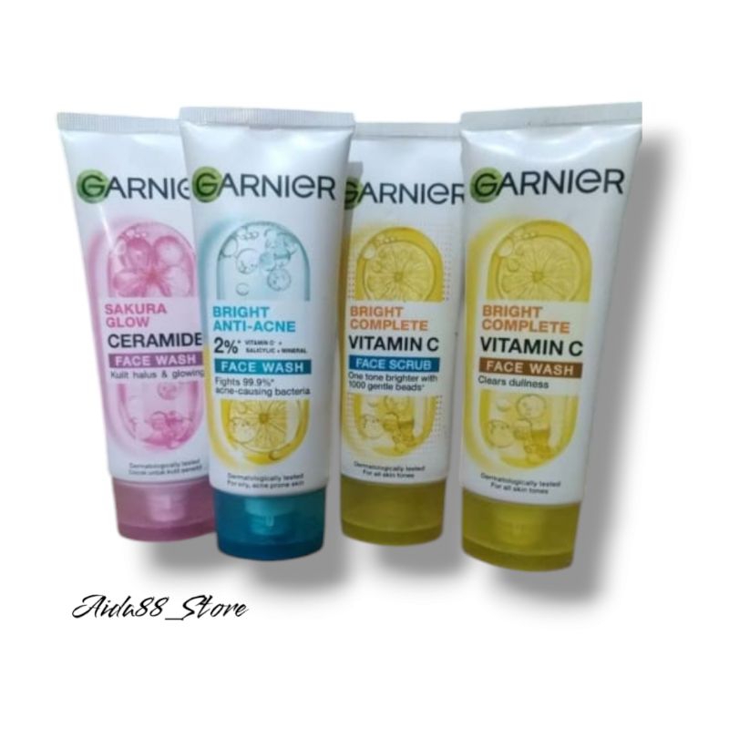 Jual Garnier Pencuci Muka Cewek 100ml Garnier Sakura Glow Garnier ...