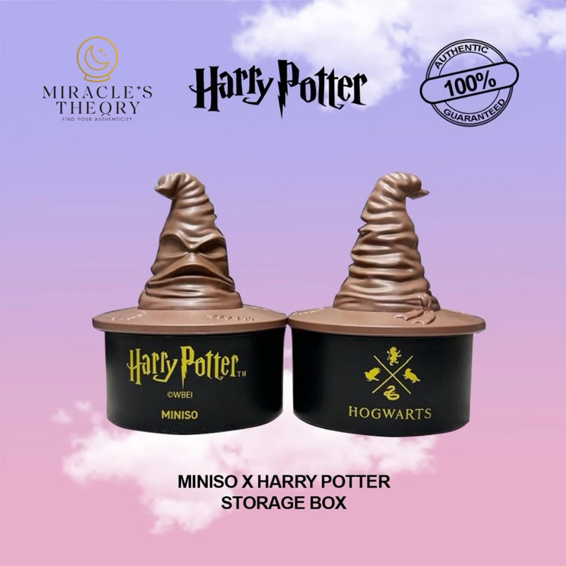 Jual (READY STOCK ) MT | Miniso X Harry Potter Storage Box | Shopee ...