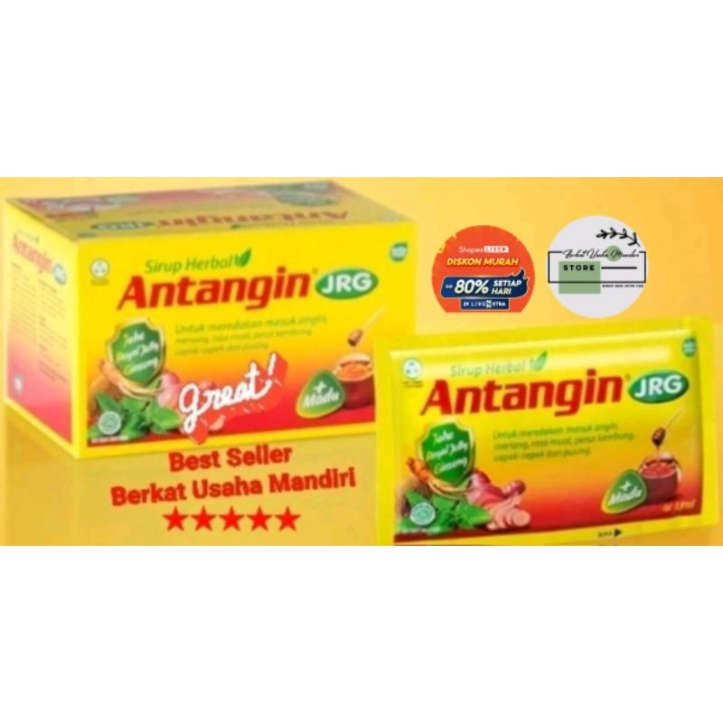 Jual Antangin Jrg 15ml isi 12 sachet Terlaris termurah & Garansi 100% ...
