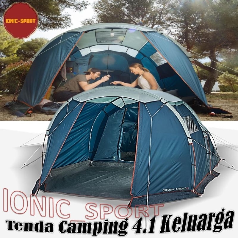 Jual Tenda Camping Keluarga Besar - Tenda Berkemah Arpenaz 4.1 ...