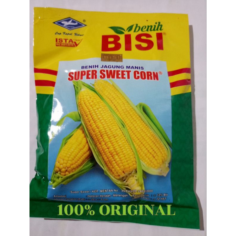 Jual BENIH JAGUNG MANIS BISI SUPER SWEET CORN CAP KAPAL TERBANG - 250 GRM(-+1500 biji ) | Shopee ...
