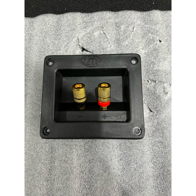 Jual Panel Terminal Box Speaker GM Biding Post 9 x 8 cm Besi Kuningan ...