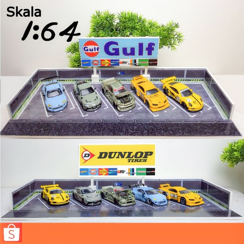 Jual PARKIR AREA Skala 1:64, DIORAMA PARKIR, Hotwheels, Tomica, Mini GT ...