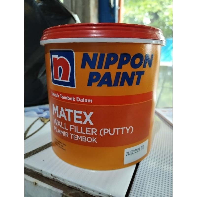 Jual MATEX DEMPUL PLAMIR/ PLAMUR / pelamir tembok / plamir gypsum WALL FILLER ( PUTTY) 1kg ...