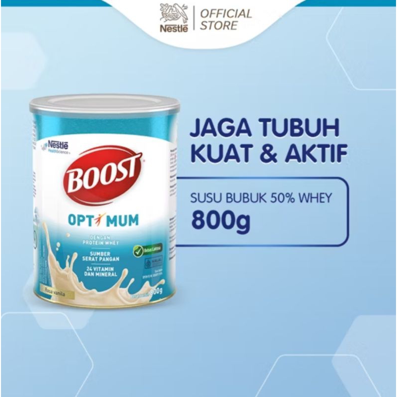 Jual Harga terbaik Nestle Boost optimum kemasan 800 Gr Exp 2026 | Shopee Indonesia