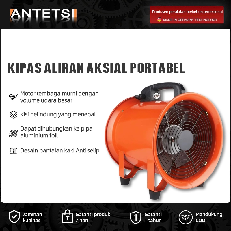 Jual Kipas Aliran Aksial Portabel 220v Ventilator Terowongan Blower Cat ...