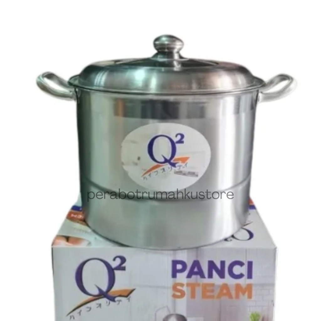 Jual PANCI KUKUS / PANSI STEAM Q2 STAINLESS STEEL TUTUP KACA 32 CM ...