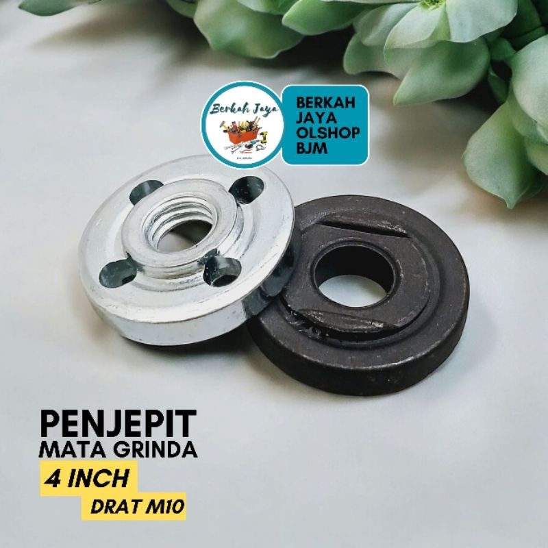 Jual PENJEPIT MATA/BATU GRINDA Satu Set Mur Gerinda / Mur Inner Outer ...