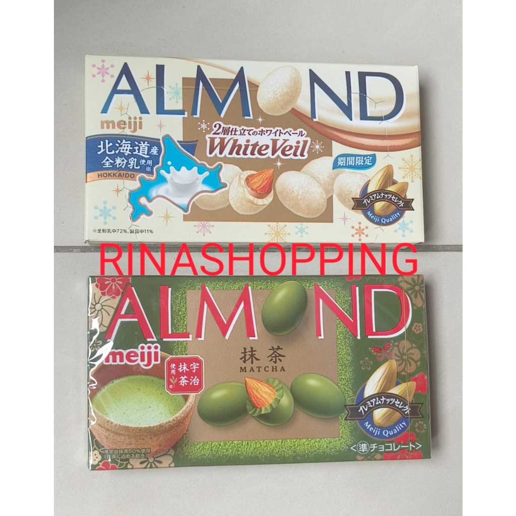 Jual Coklat Meiji Almond asli Jepang | Shopee Indonesia