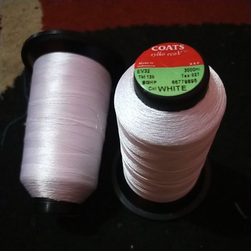 Jual benang coats sylko ecoV tkt120 tek27 (120/2) 3000m benang jahit ...