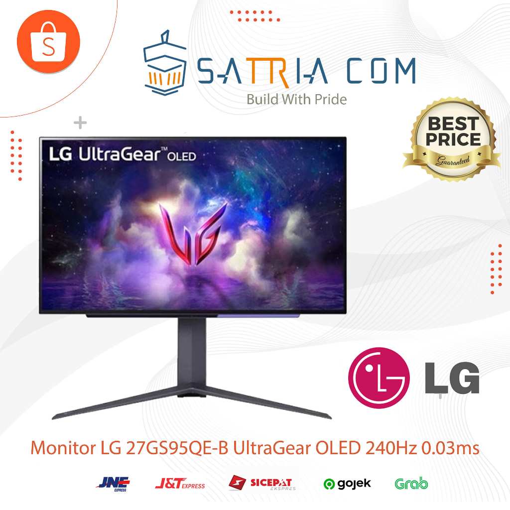 Jual Monitor LG 27GS95QE-B UltraGear OLED gaming monitor QHD 240Hz 0 ...