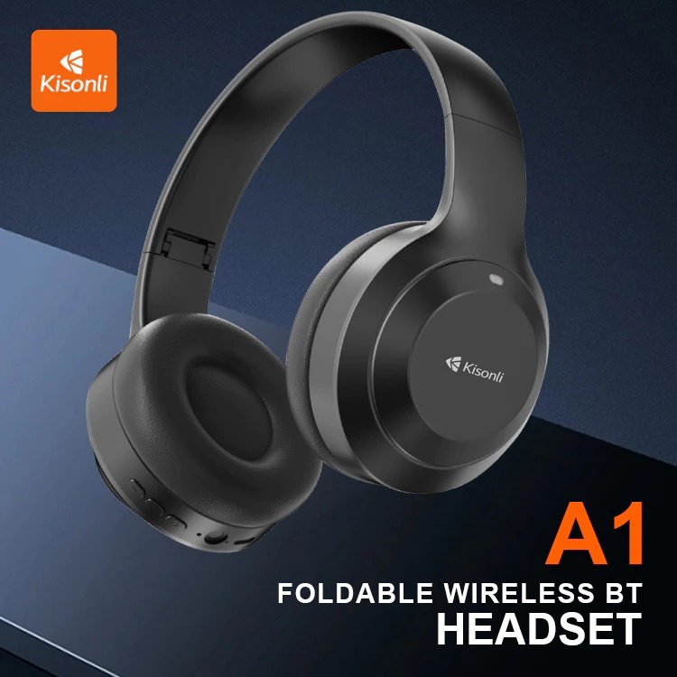 Jual Kisonli Headset Bluetooth A1 Sport Gaming Headphone Wireless ...
