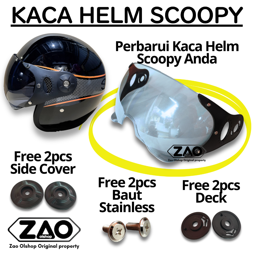 Jual Kaca Helm Honda Scoopy Pilot | Shopee Indonesia