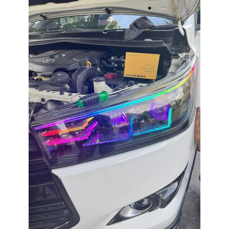 Jual Headlamp Innova Reborn type G Custom Billed Demon RGB 4pcs + Slim ...