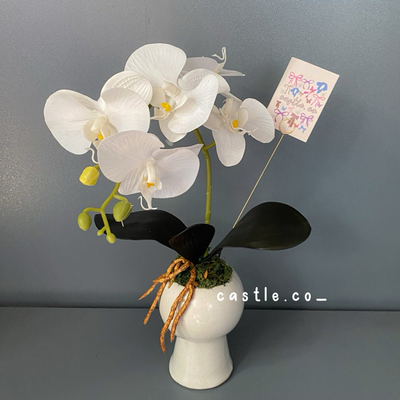 Jual Flower vase anggrek lily | Flower arrangement anggrek lily | Vas ...