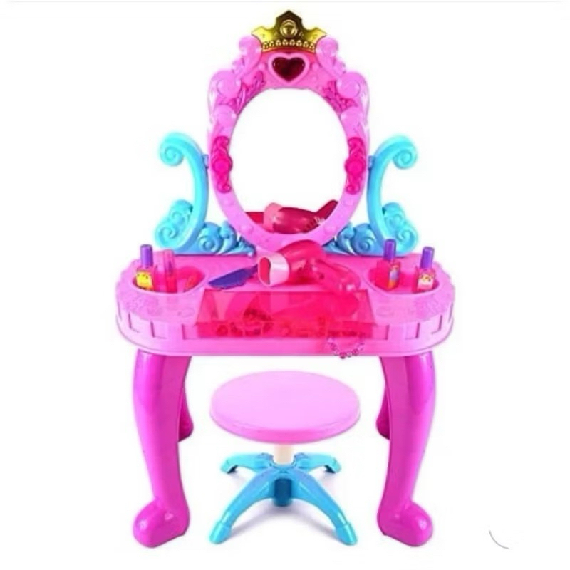 Jual Meja Rias Anak | Mainan Meja Rias anak Dressing Table | Shopee ...