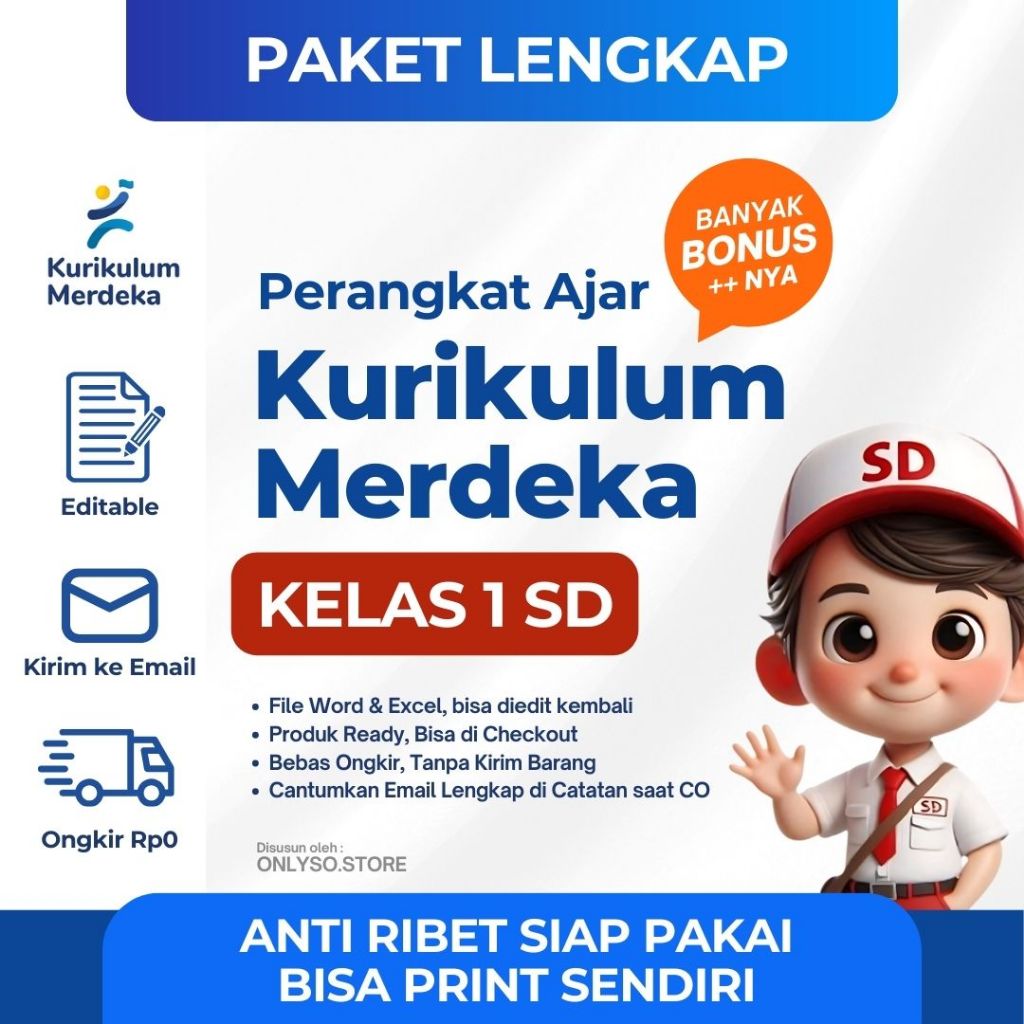 Jual Modul Pembelajaran Kurikulum Merdeka: Prototipe Perangkat untuk Kelas 1, 2, 3, 4, dan 5, 6 ...