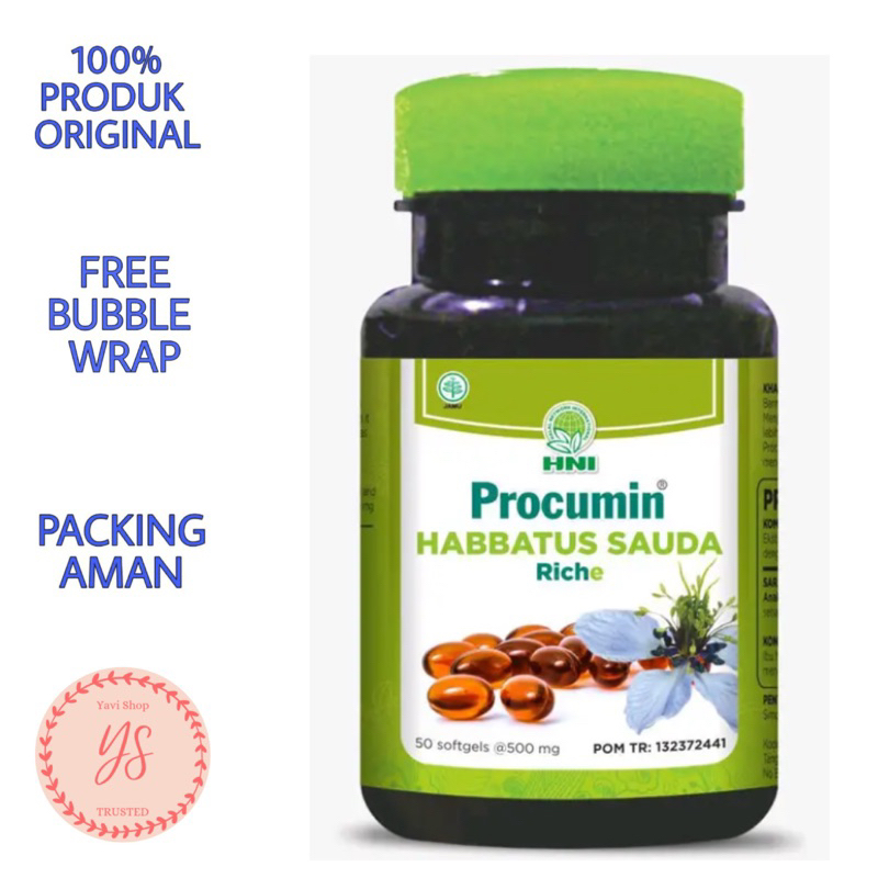 Jual procumin Habbatussauda rich vitamin E HNI HPAI alami original ...