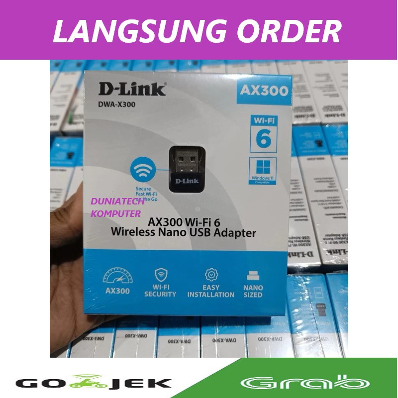 Jual D-Link DWA-X300 X300 AX300 Wi-Fi 6 Mini USB Adapter Wifi Dlink ...