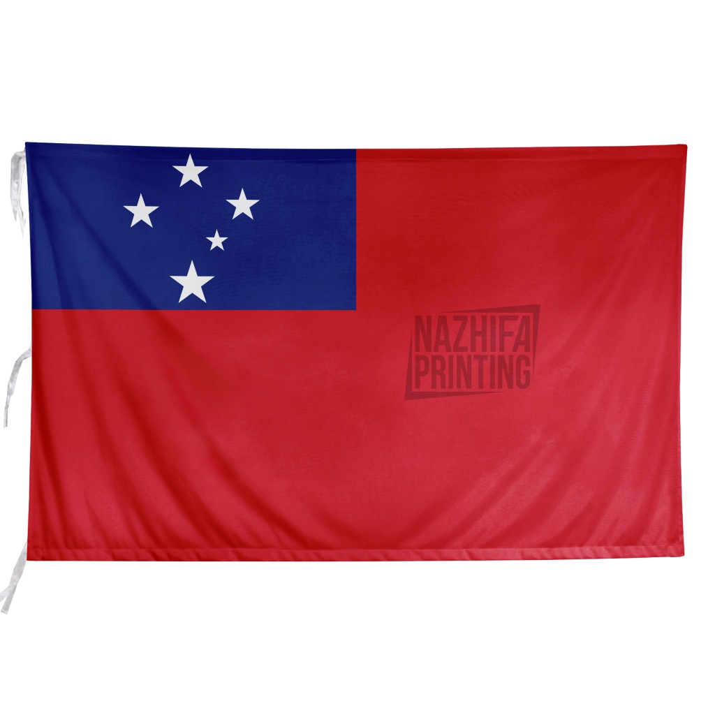 Jual Nazhifa Printing - Bendera Samoa / Samoa flag, Bendera Negara ...