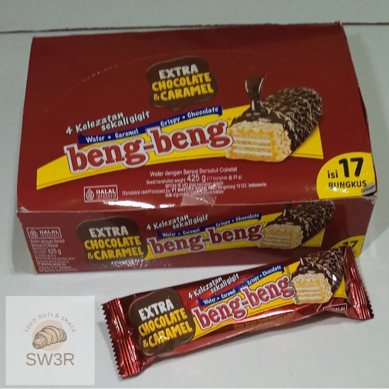 Jual BENG BENG EXTRA COKLAT & KARAMEL 1 box isi 17 | Shopee Indonesia