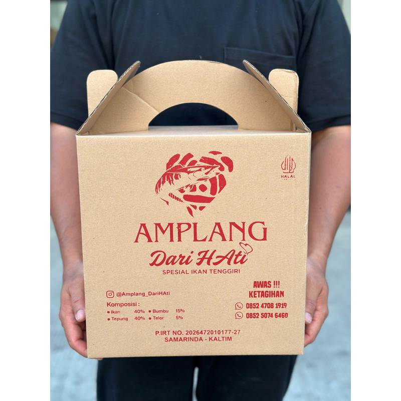 Jual Paket Box Sedang (isi 15 amplang bungkus kecil @12.000) | Shopee ...