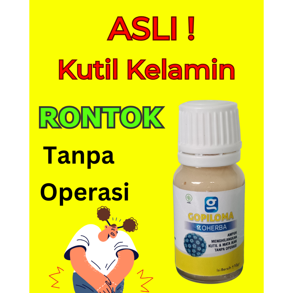 Jual Salep Kutil Kelamin - Untuk Pria & Wanita - GOPILOMA ORI - Sekali ...