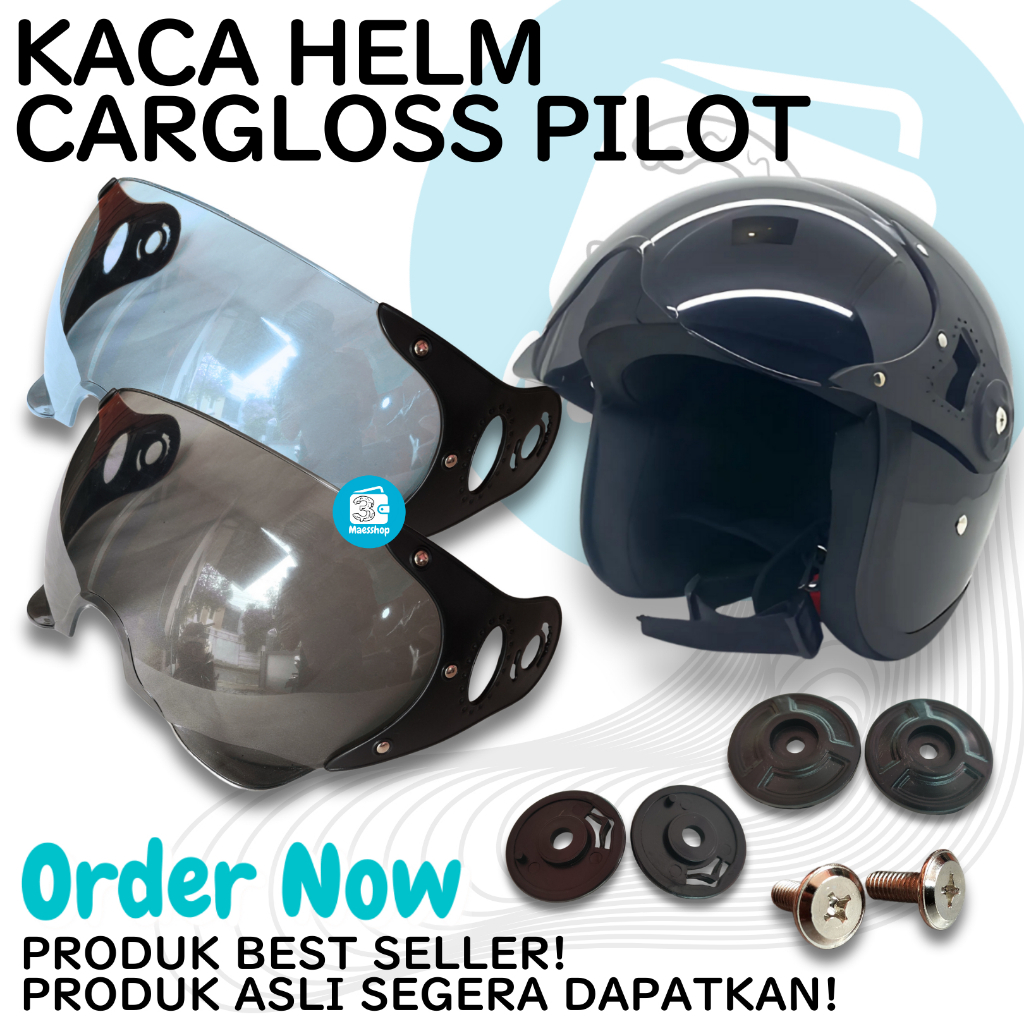 Jual Kaca Helm CG / Cargloss Pilot lokal promo murah lengkap model ...