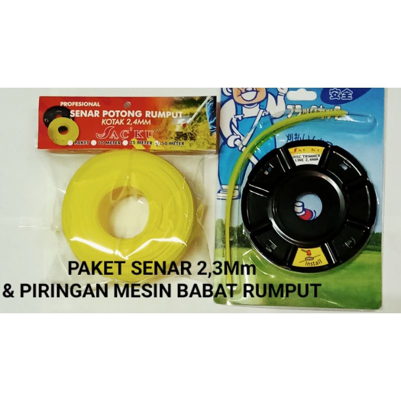 Jual PAKET SENAR POTONG RUMPUT KOTAK 2,4MM x 50M FULL ORIGINAL ...
