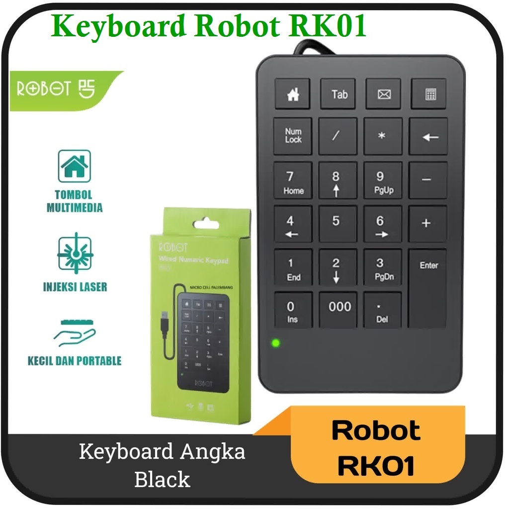 Jual Keyboard Numeric Robot RK01 | Shopee Indonesia