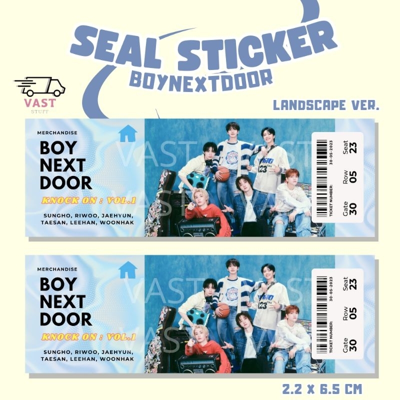 Jual BND boynextdoor seal sticker packing merch concert aesthetic cute ...