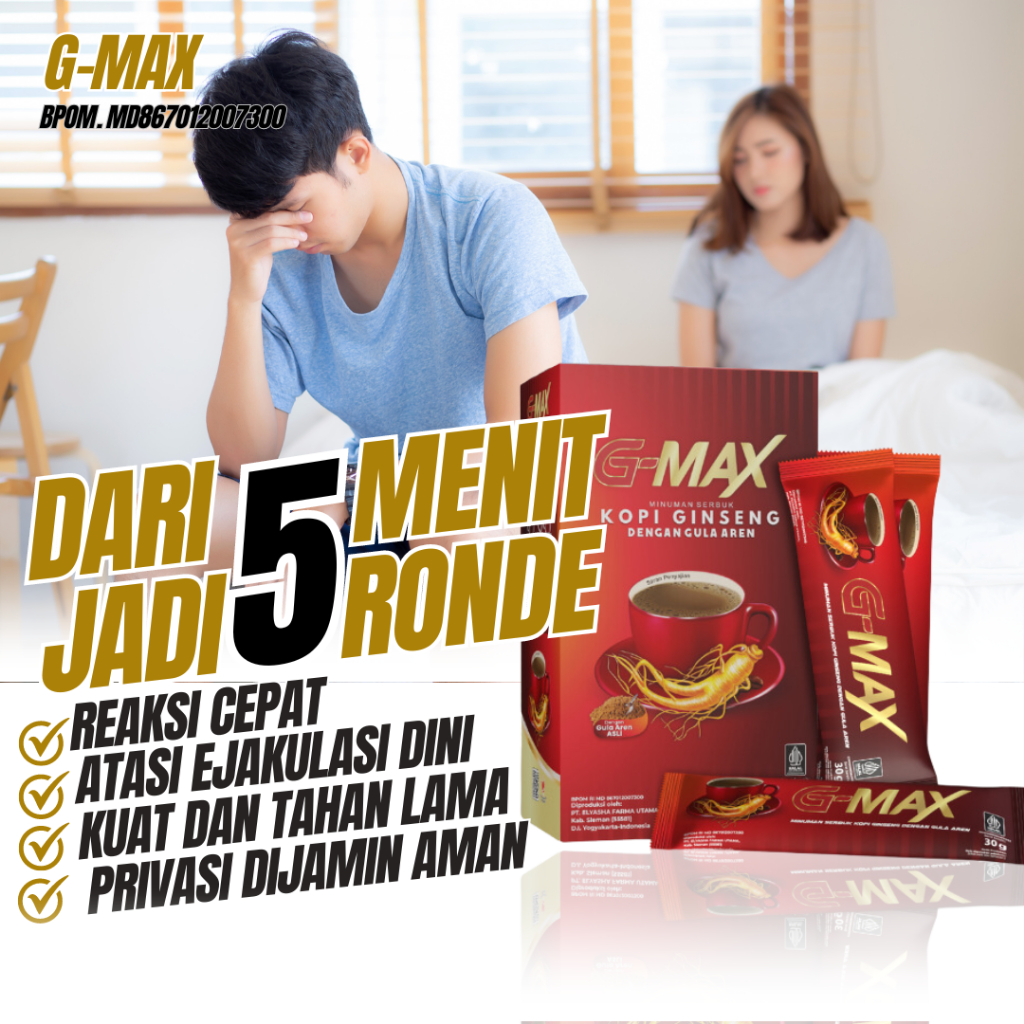Jual KOPI G MAX ORIGINAL KOPI GINGSENG STAMINA PRIA DEWASA KUAT TAHAN ...