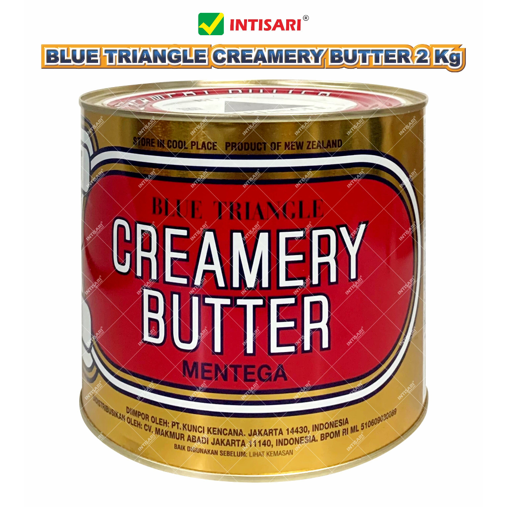 Jual BLUE TRIANGLE CREAMERY BUTTER 2000 G | Shopee Indonesia