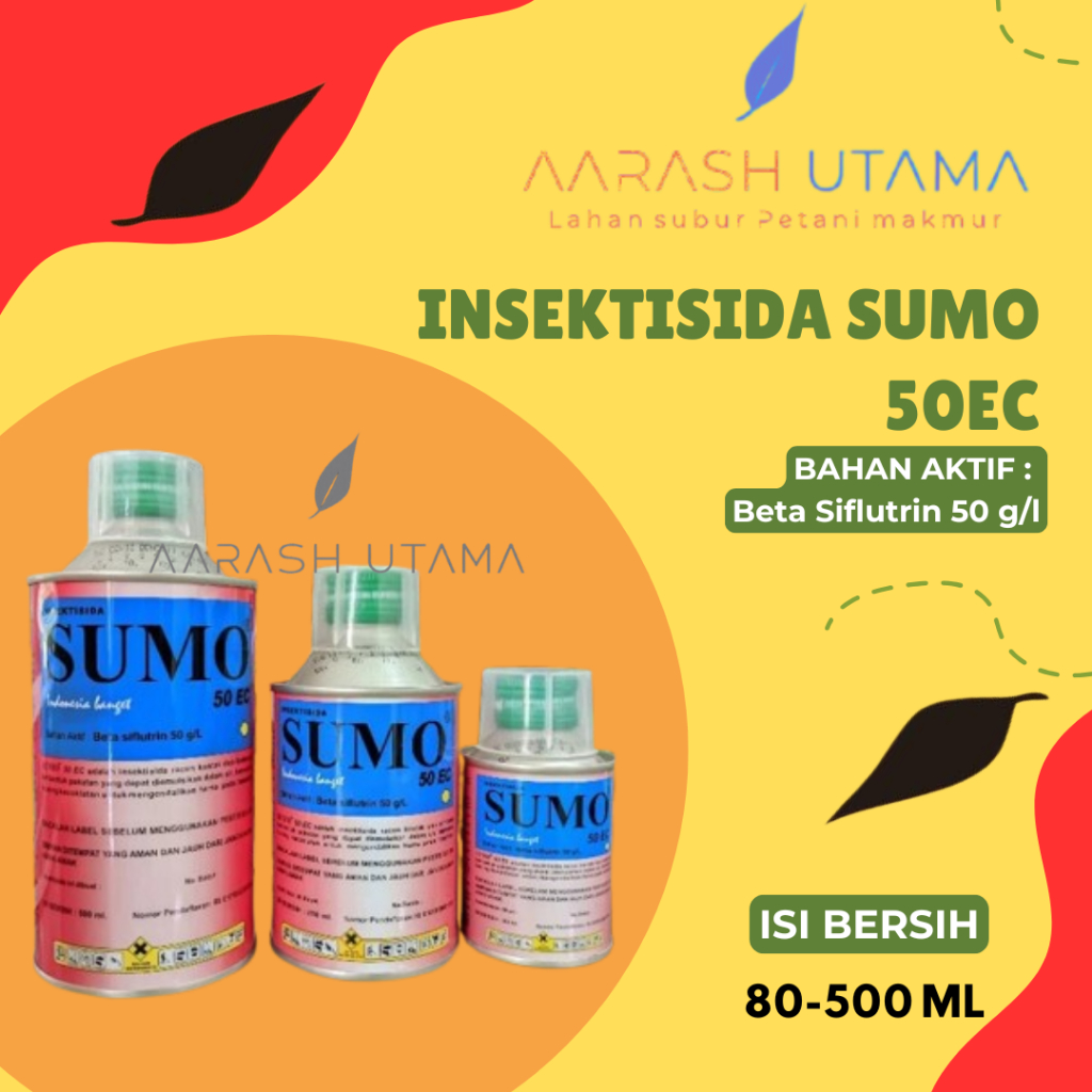 Jual SUMO INSEKTISIDA 50EC 80 ml, Untuk Hama Ulat Grayak, Kutu Daun ...
