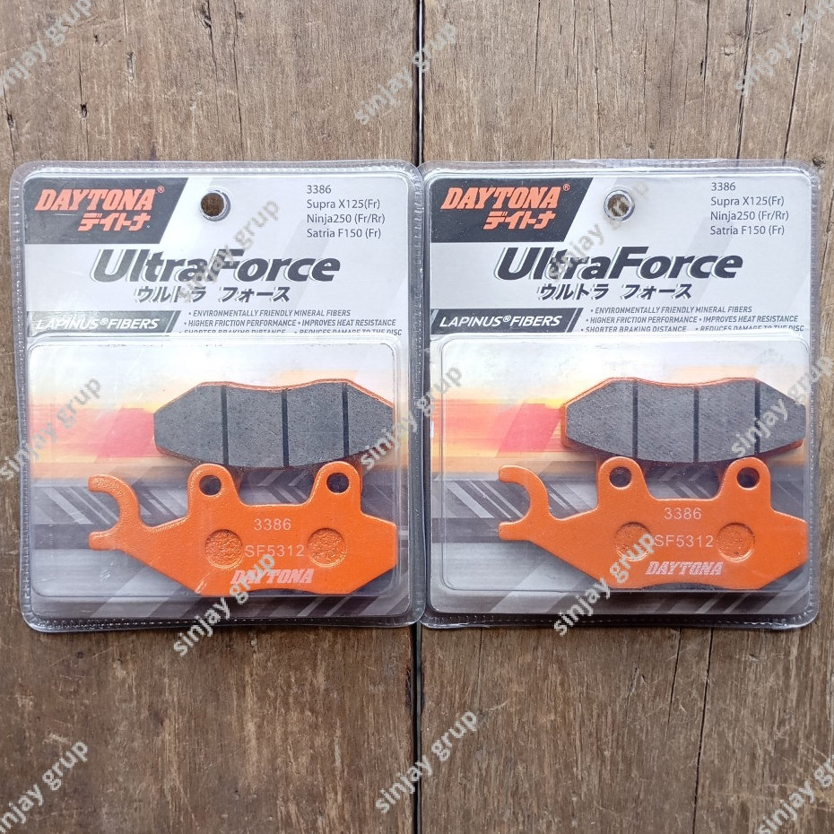Jual Daytona Ultra Force Lapinus Kampas Rem Depan Belakang Ninja 150 R ...
