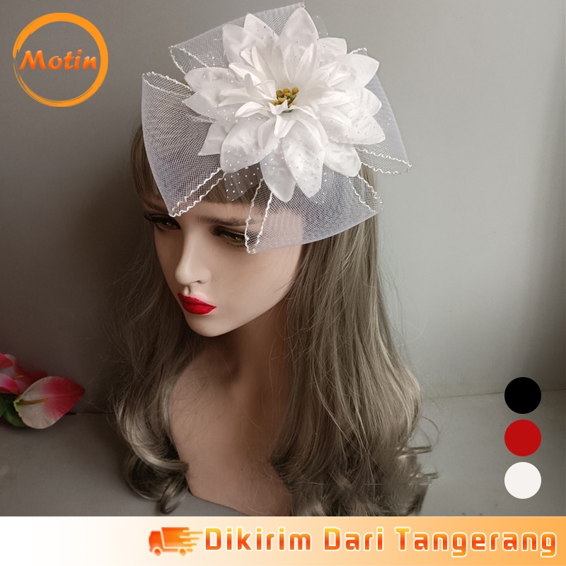 Jual Bando Bulu Fascinator Headpiece Topi Hiasan Rambut Topi Gatsby ...