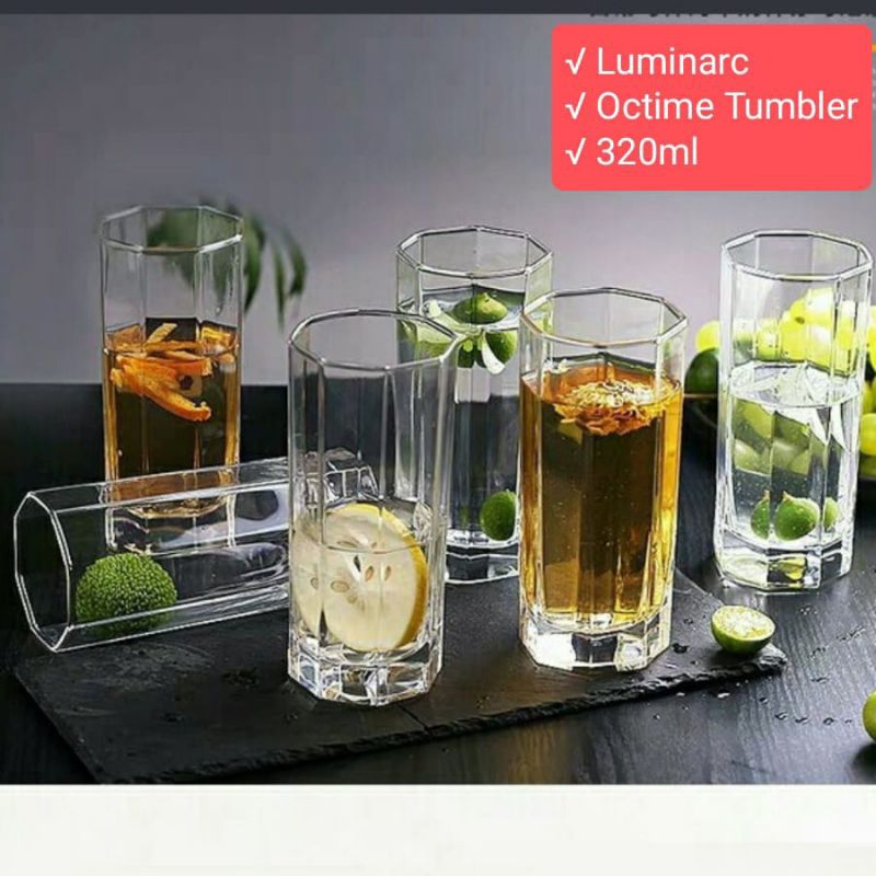 Jual Gelas LUMINARC Octime 320ml (set isi 1pcs)/ Luminarc Octime ...