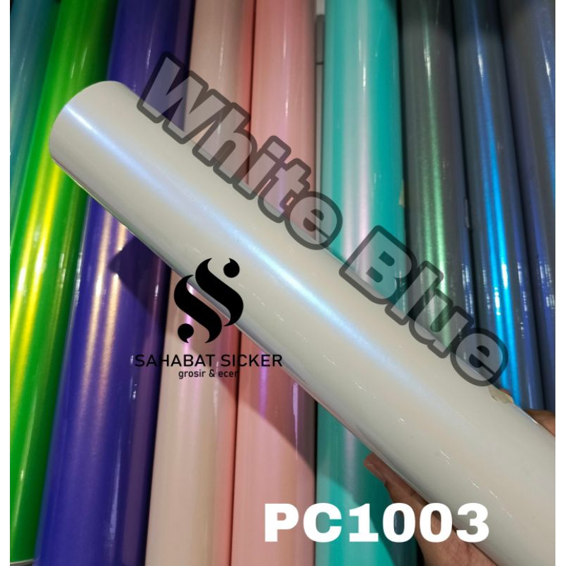 Jual SKOTLET STICKER PUTIH MUTIARA BIRU SKOTLET PUTIH LEMBAYUNG BIRU ...